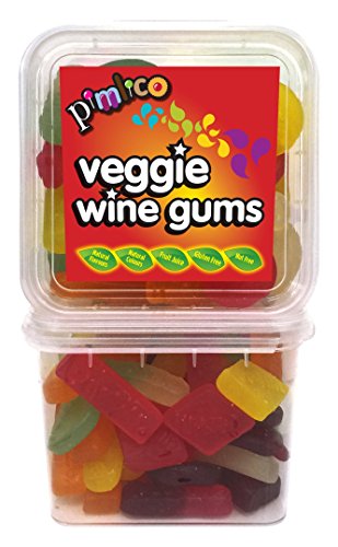 PIMLICO VEGGIE WINE GUMS 200g Vegetarian – HalalCandyUK